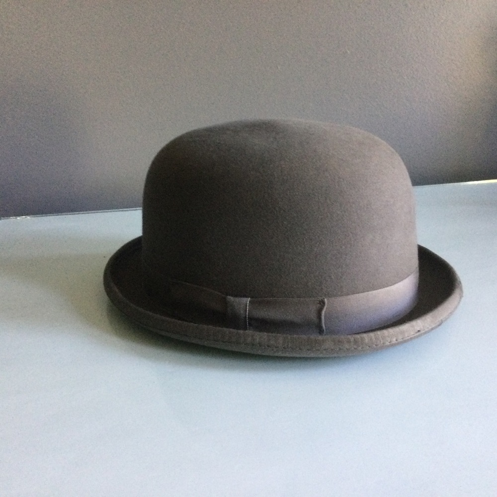 Vintage Custom Made Bowler Hat By Reed Hill - Gem